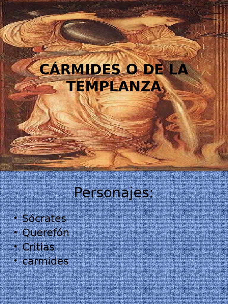 Cármides o de La Templanza | PDF | Science | Ciencia filosófica