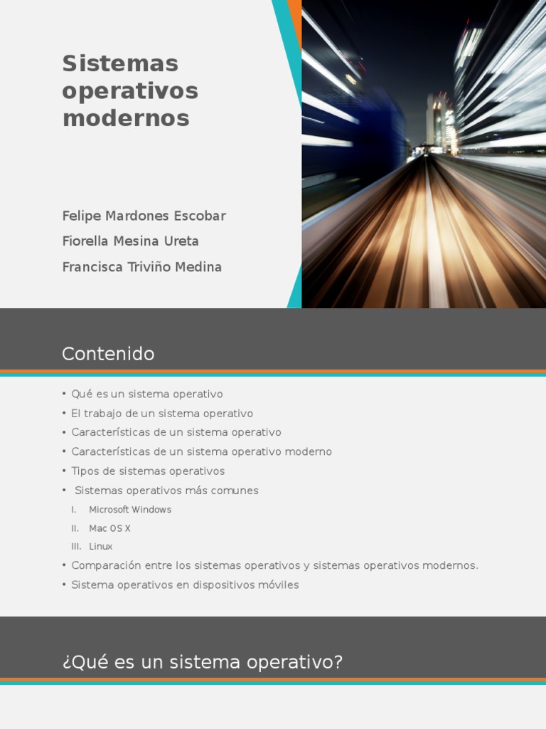 Sistemas operativos modernos | Mac OS | Sistema operativo