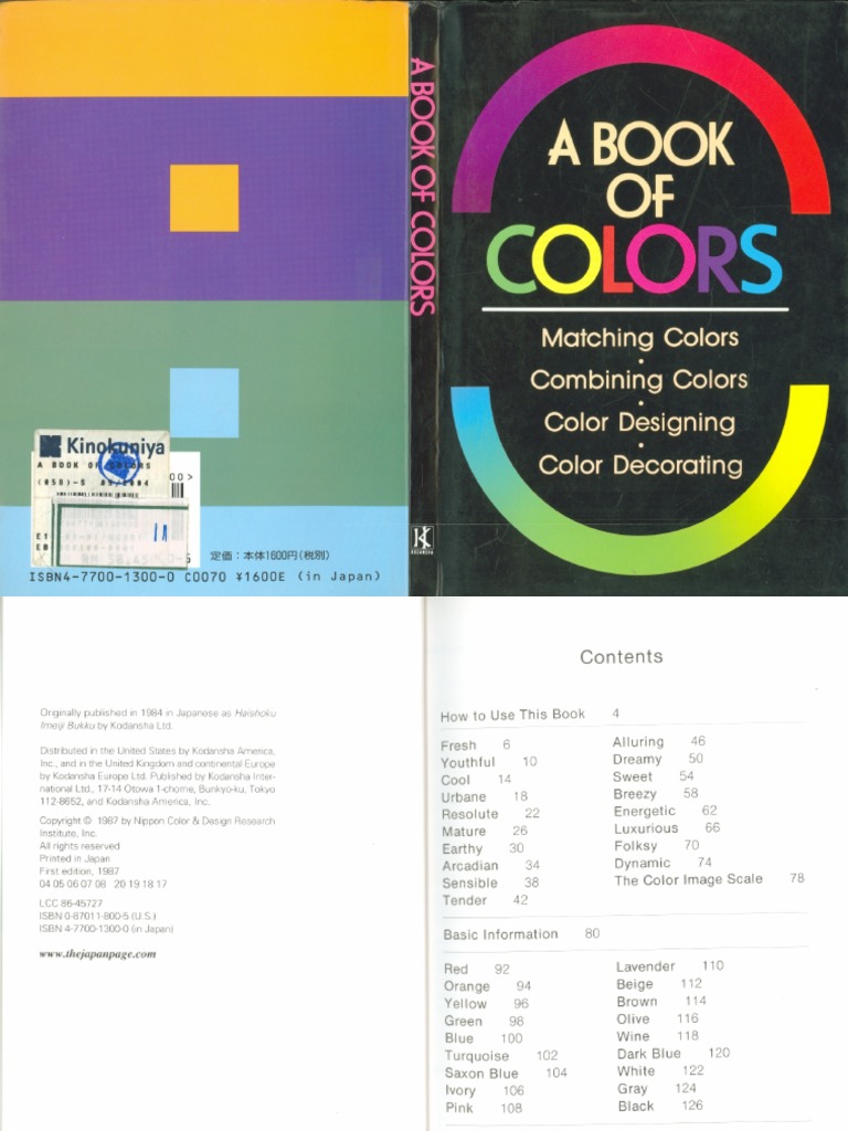Book of Colors PDF | PDF