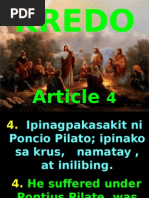 Ang Kredo NG Niseno (Nicene Creed) | PDF
