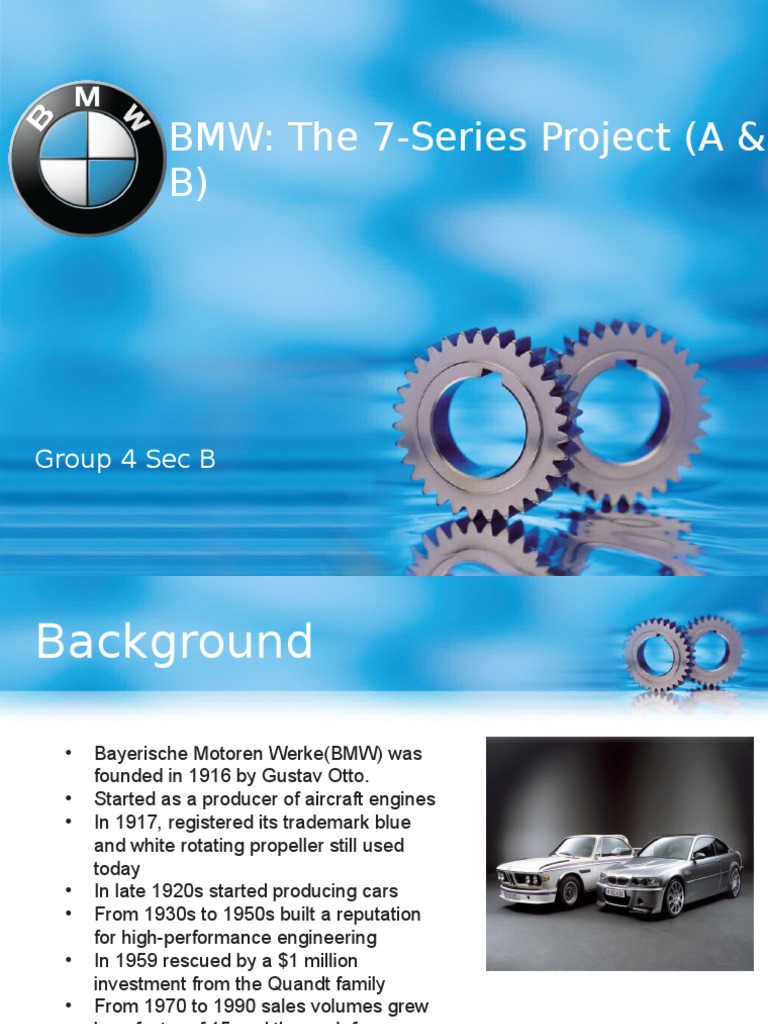 BMW PPT Final | PDF | Prototype | Bmw