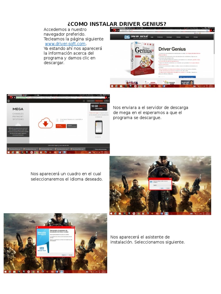 Instalación y actualización de Driver Genius | PDF | Informática