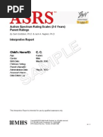 ASRS - Scoring | PDF | Internal Consistency | Autism