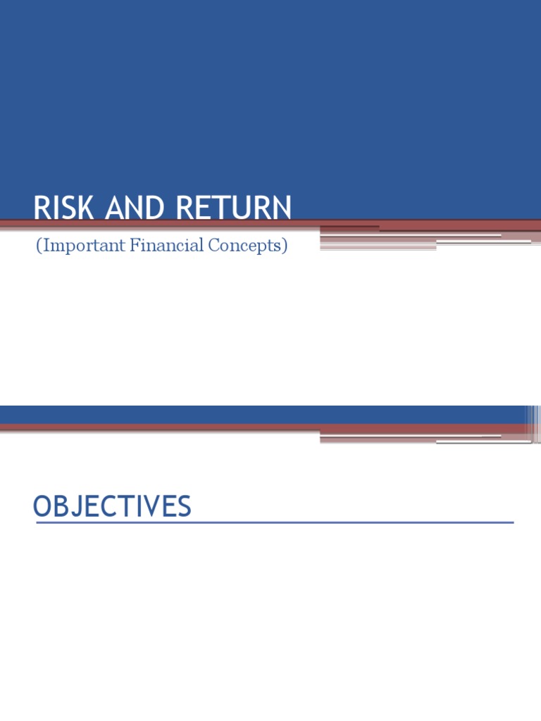 Risk and Return - Presentation | PDF | Capital Asset Pricing Model ...