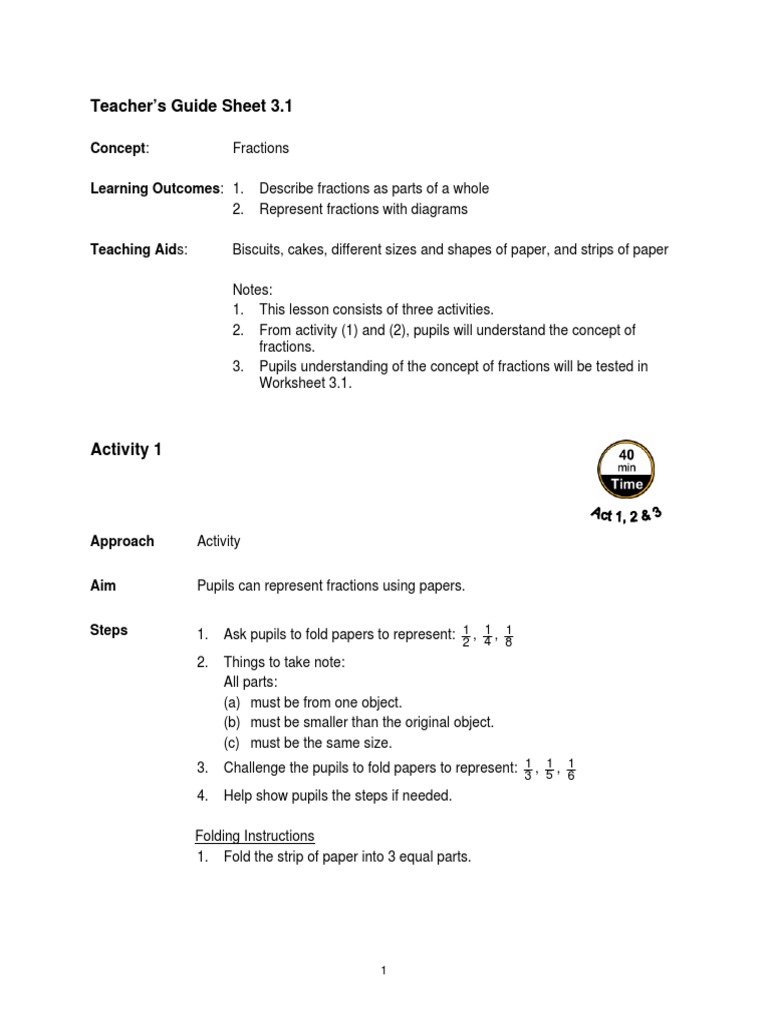 Chapter 3 Fractions | PDF | Fraction (Mathematics) | Multiplication