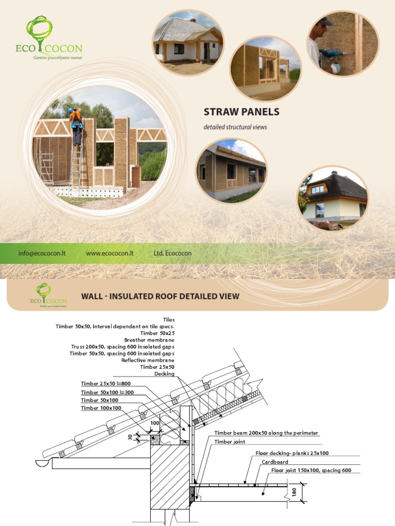 Straw Panels: Detailed Structural Views | PDF | Art | Technology ...