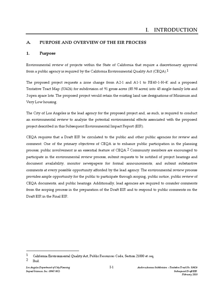 A. 1. Purpose and Overview of The | PDF | Nature | Business