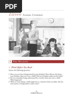 Eleven: by Sandra Cisneros | PDF