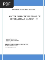Florida Monthly Pool Inspection Report | PDF | Technology & Engineering