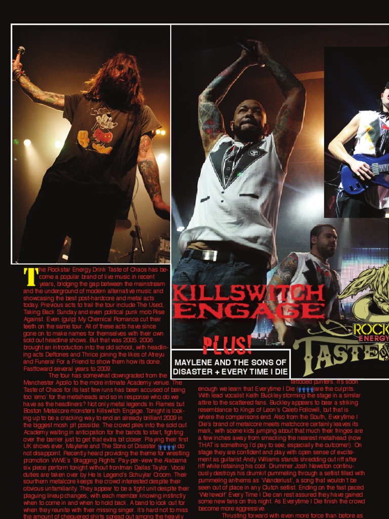 Taste of Chaos Review | PDF | Hardcore Punk | Performing Arts