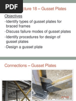 Gusset Plate Design | PDF | Truss | Buckling