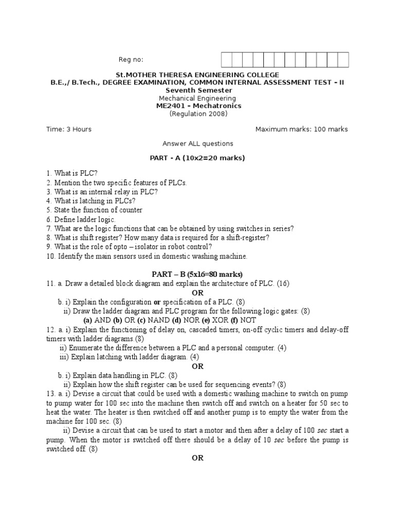 Mts III Iat | PDF | Programmable Logic Controller | Switch