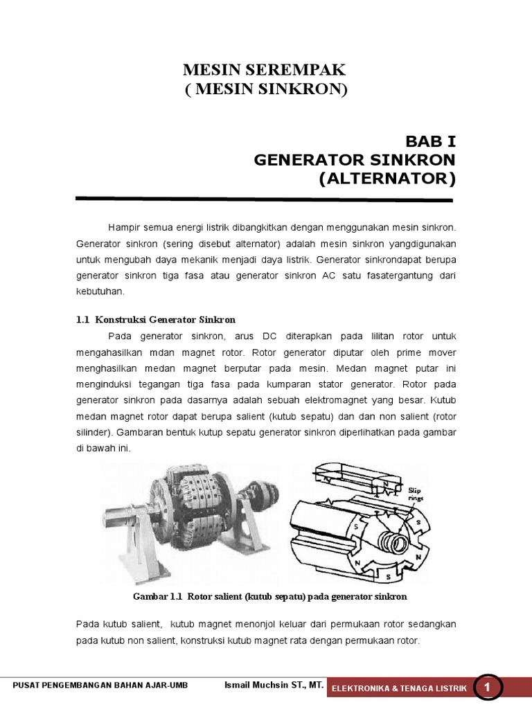 Generator Sinkron | PDF