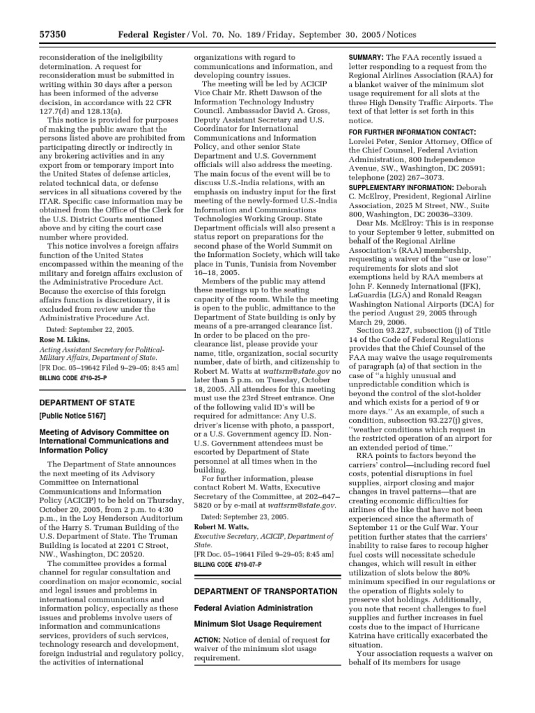 Notice: Culturally Significant Objects Imported For Exhibition ...