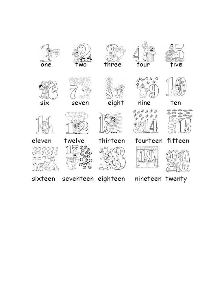 Numbers in English | PDF