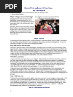 How To Write An Essay | PDF | Citation | Essays