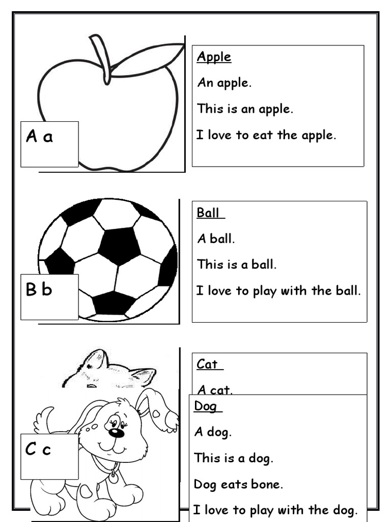 English Alphabet Book for Kids | PDF | Home & Garden