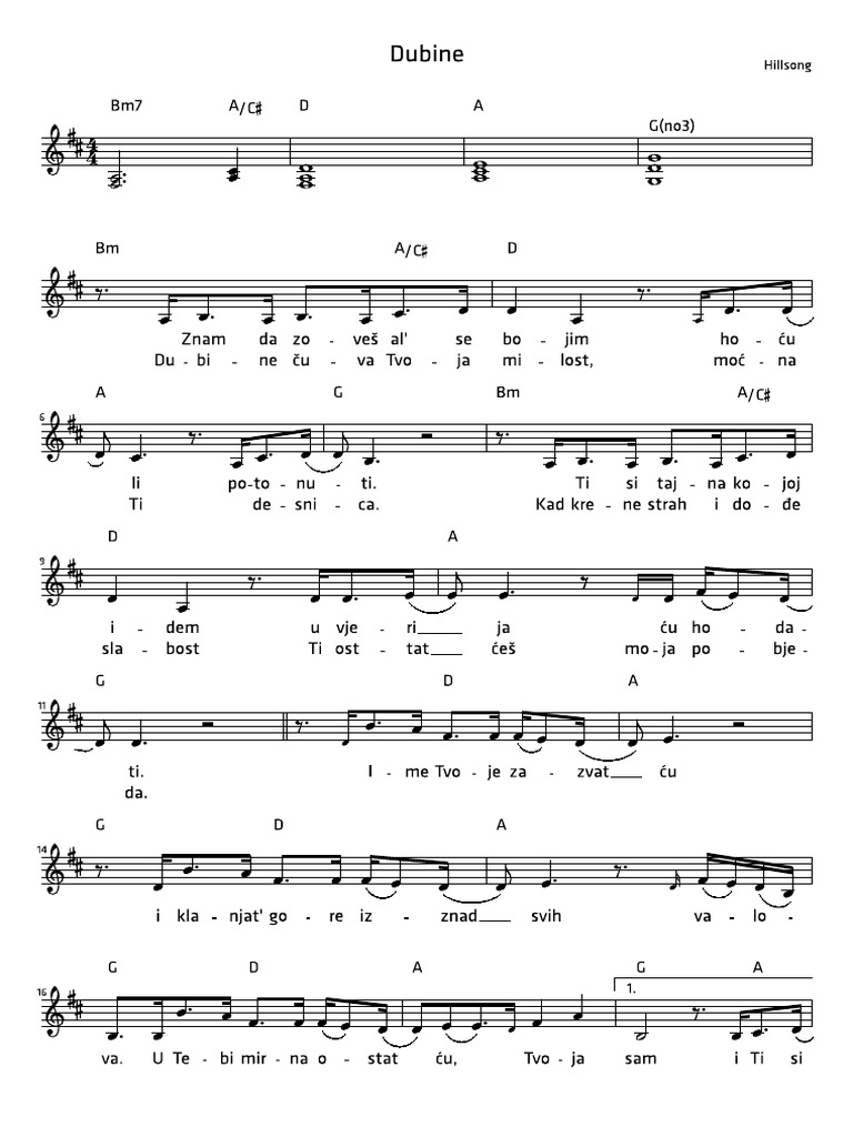 Dubine Full Score | PDF