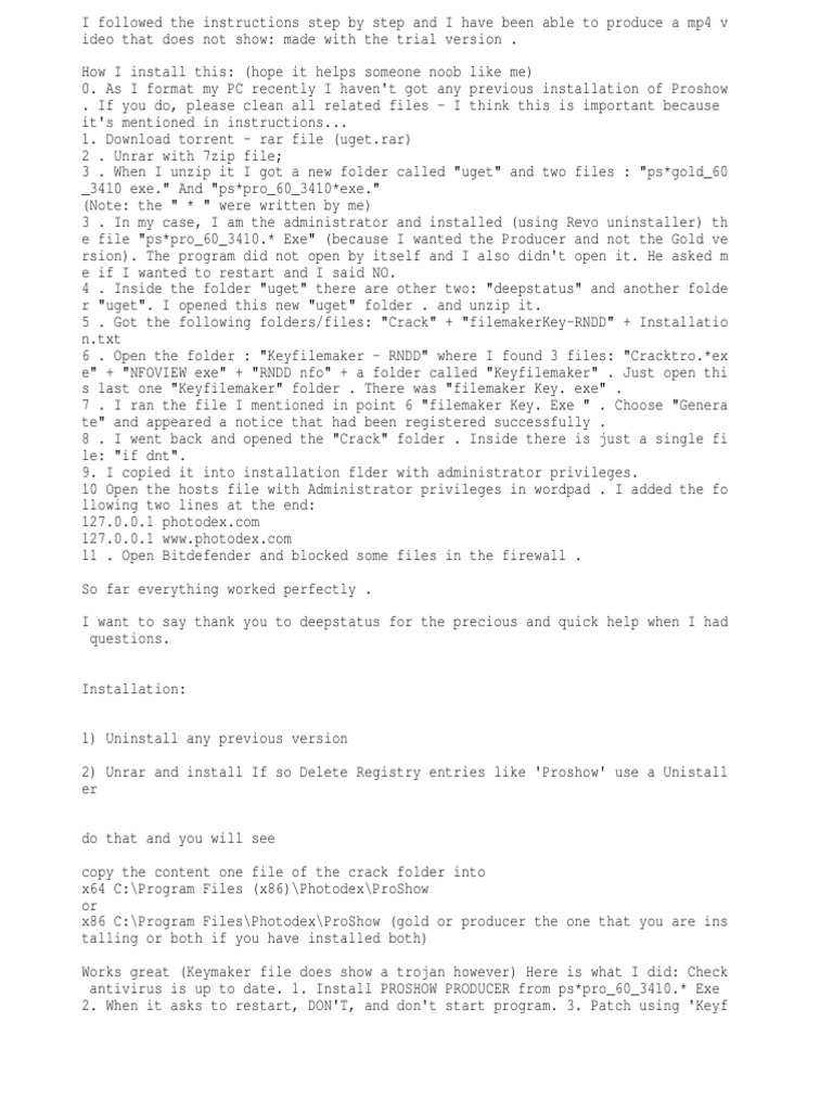 Proshow 6 | PDF | Computer File | Data Management