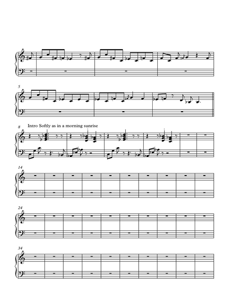 Softly Solo + Intro (Joey Alexander) | PDF