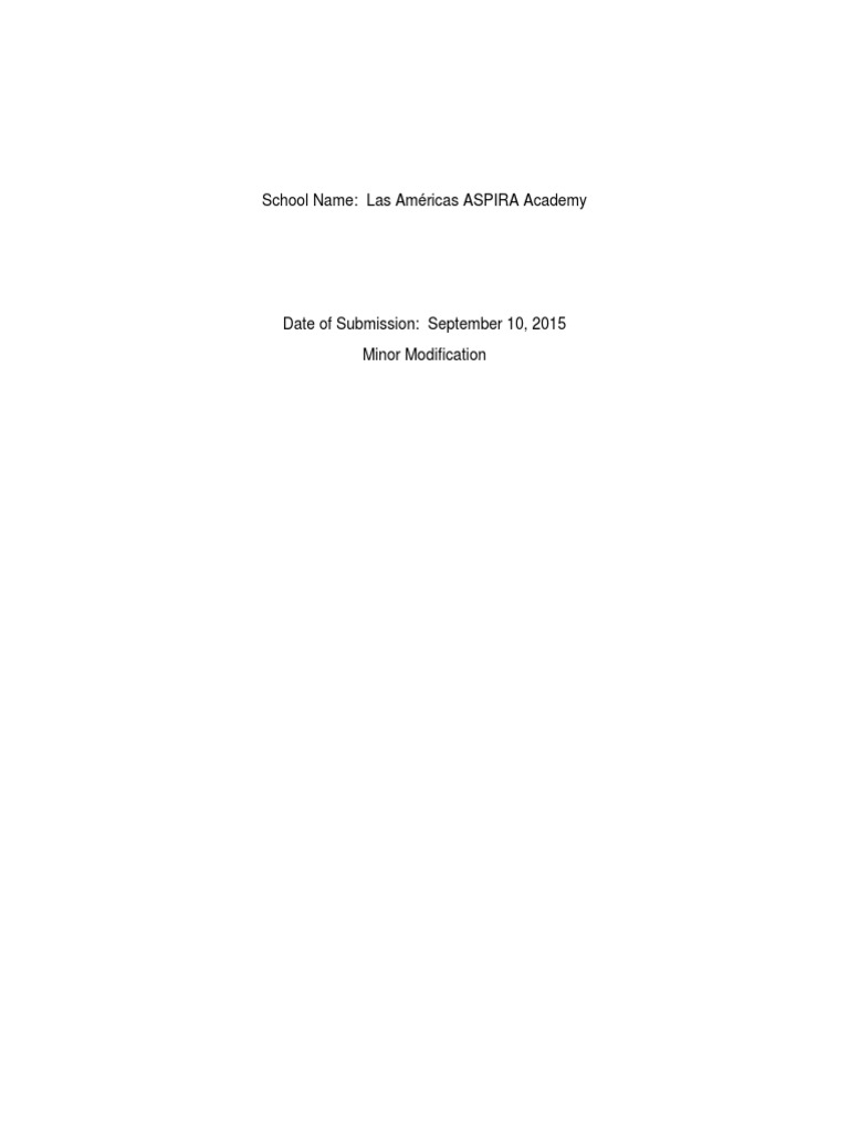 Minor Modification LAAA092015 | PDF | Project Based Learning | Evaluation