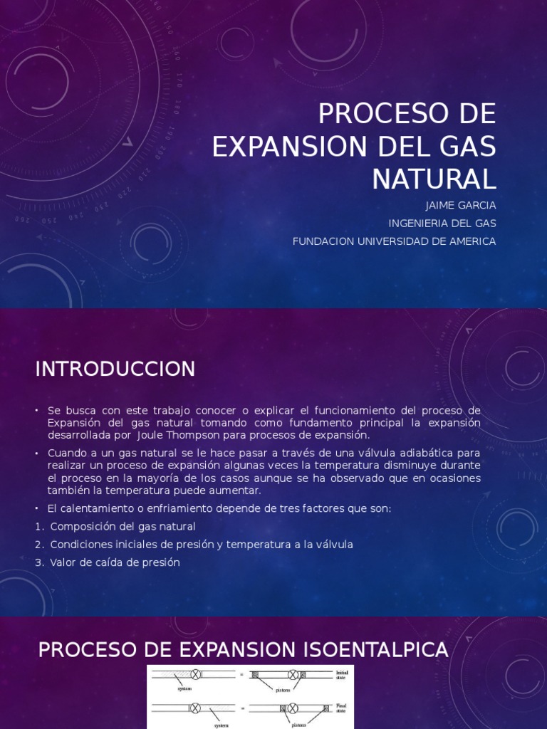 Expansión Isoentálpica del Gas Natural | PDF | Refrigeración | Gases
