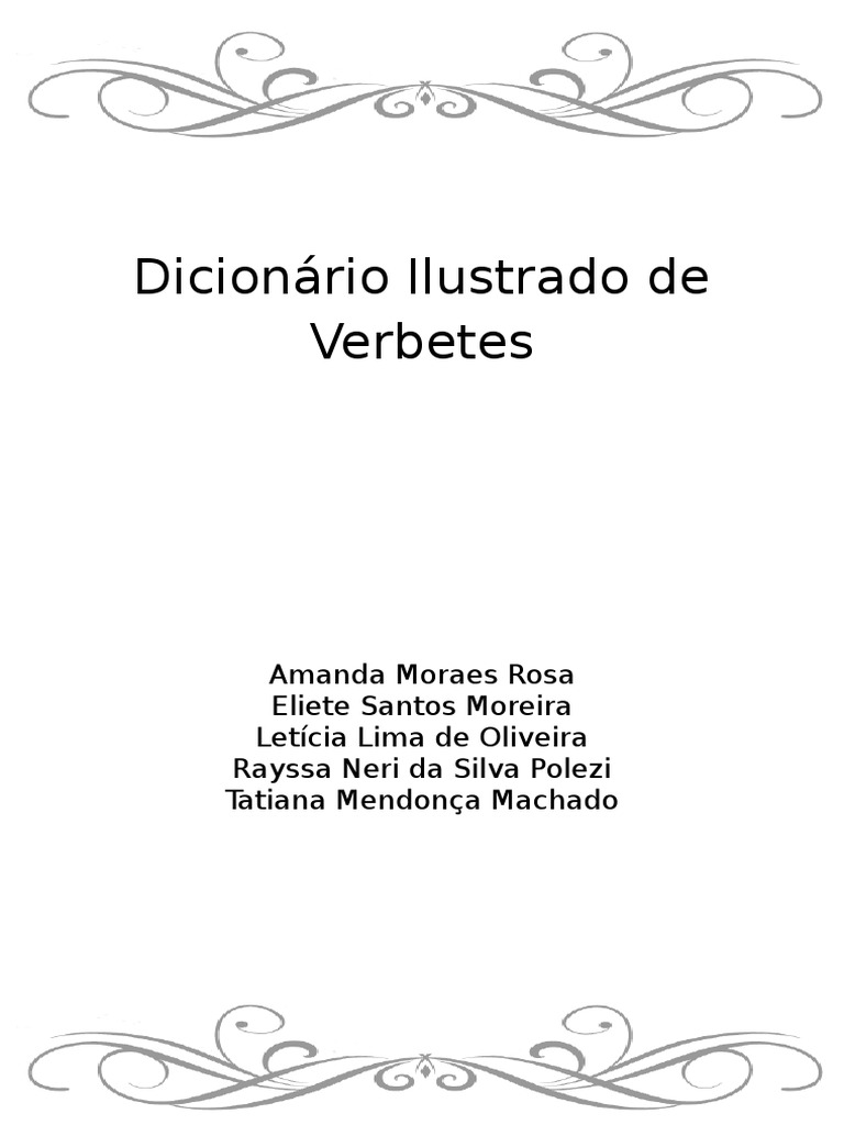 Dicionário Ilustrado de Verbetes | PDF | Sociologia | Conhecimento