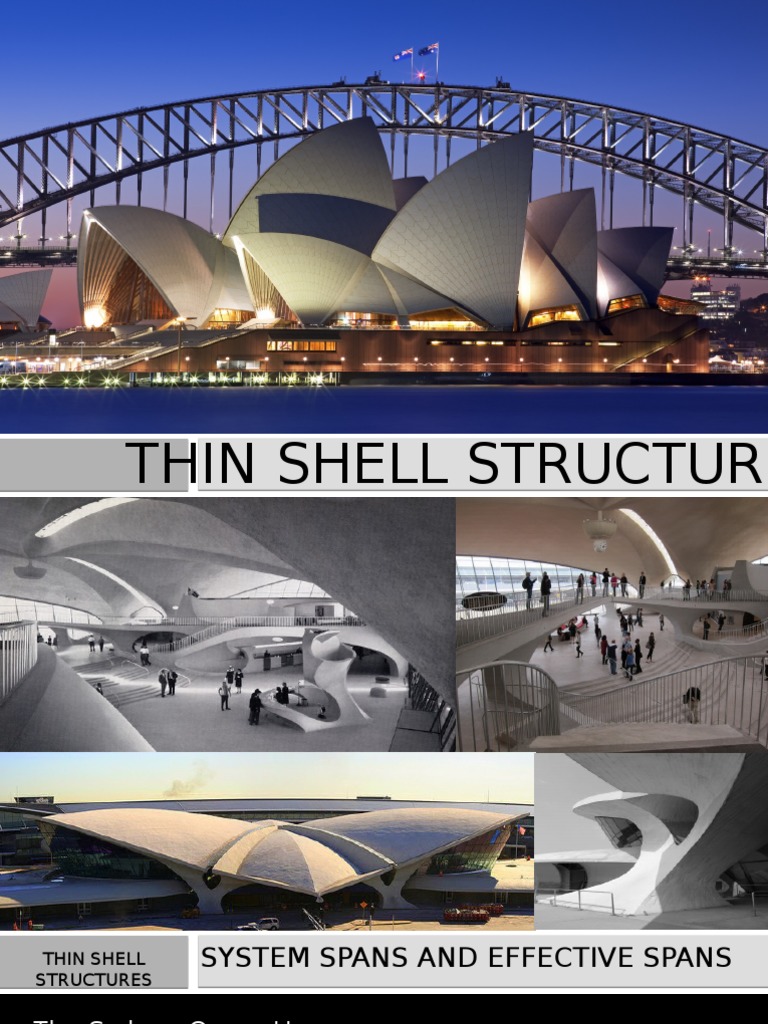 Thin Shell Presentation | PDF | Concrete | Manmade Materials