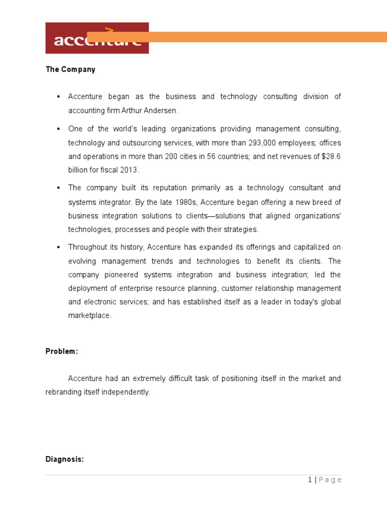 Accenture Final | PDF | Accenture | Marketing Strategy