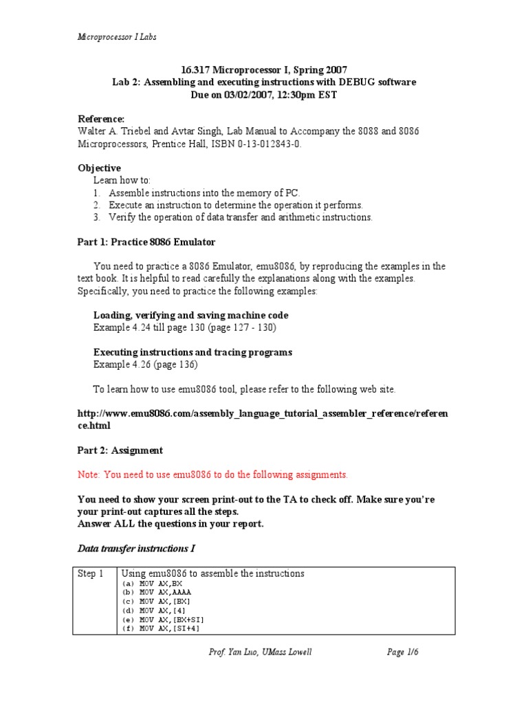 Lab 2 | PDF | Instruction Set | Computer Science