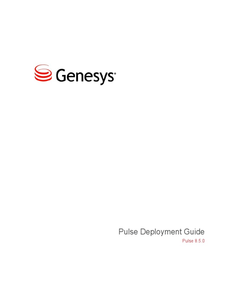 Genesys Pulse | PDF | Databases | Microsoft Sql Server