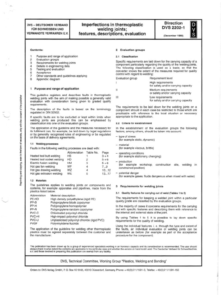 DVS 2202-1 PDF | PDF