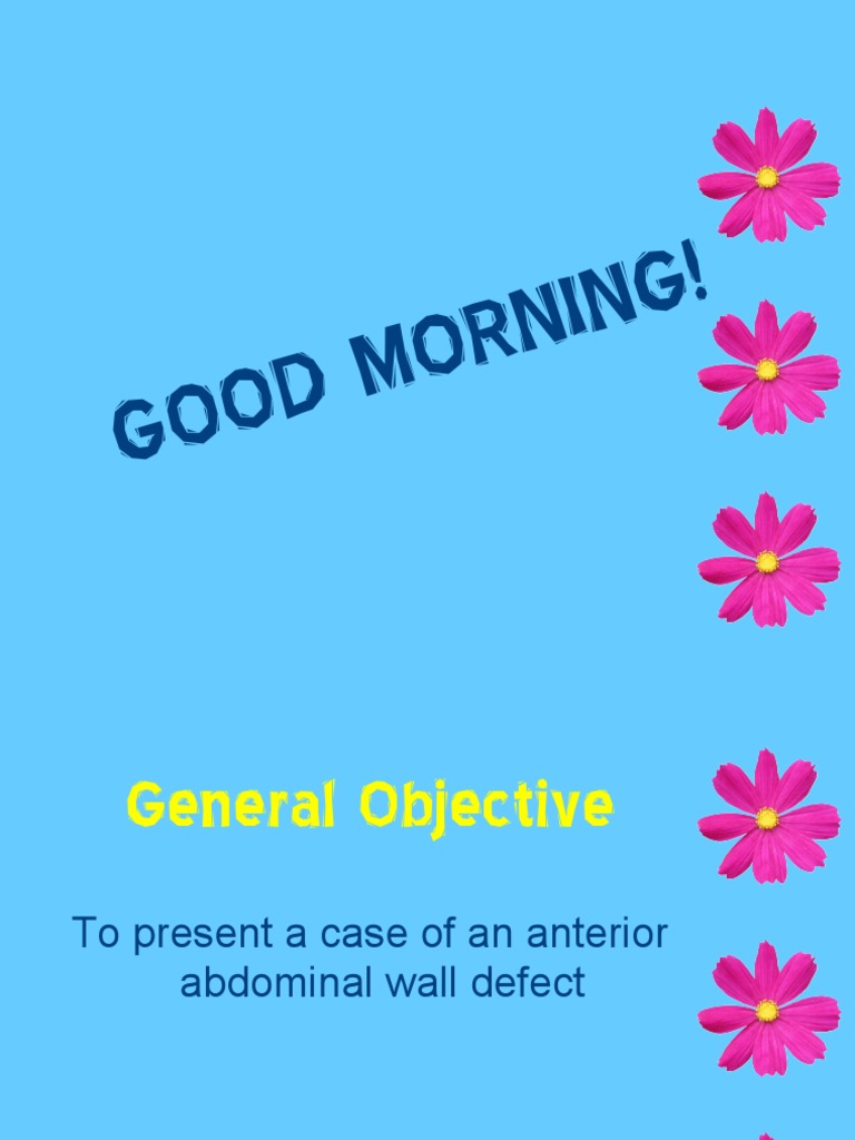 Gastroschisis: Case Study and Management | PDF | Prenatal Development ...