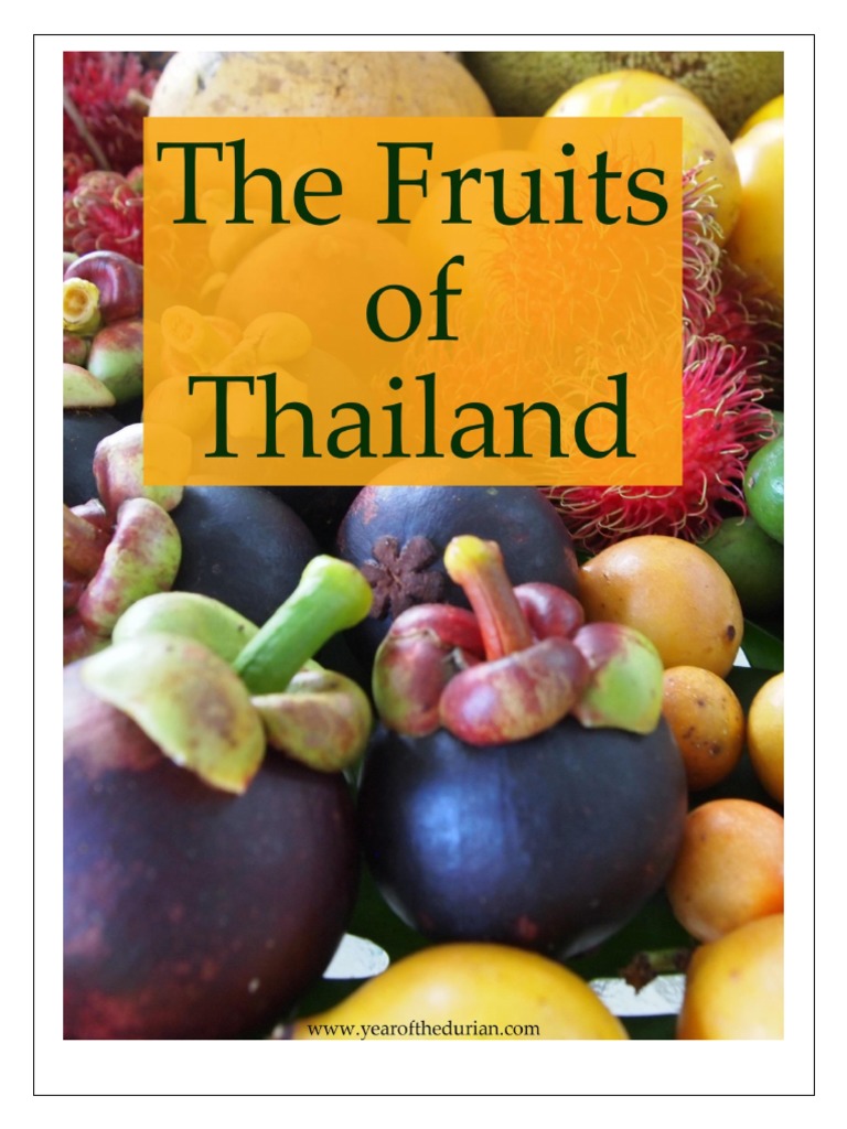Fruits of Thailand | PDF | Thai Cuisine | Coconut