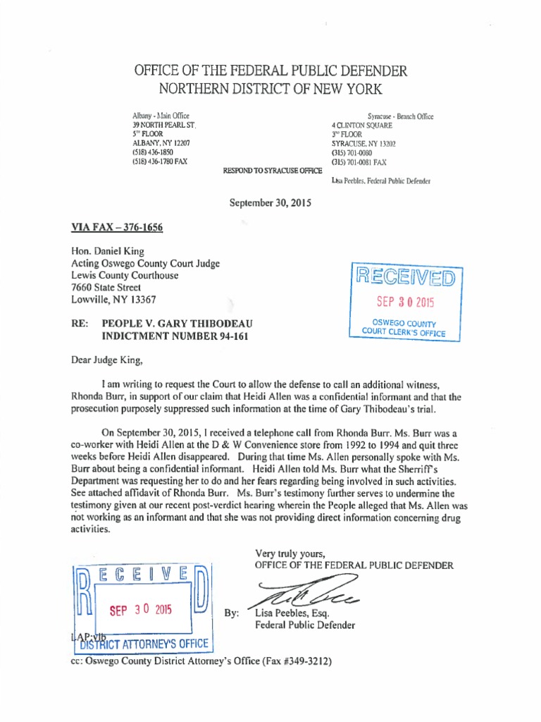 Rhonda Burr Affidavit & Attached Letter | PDF | Criminal Law | Public Law