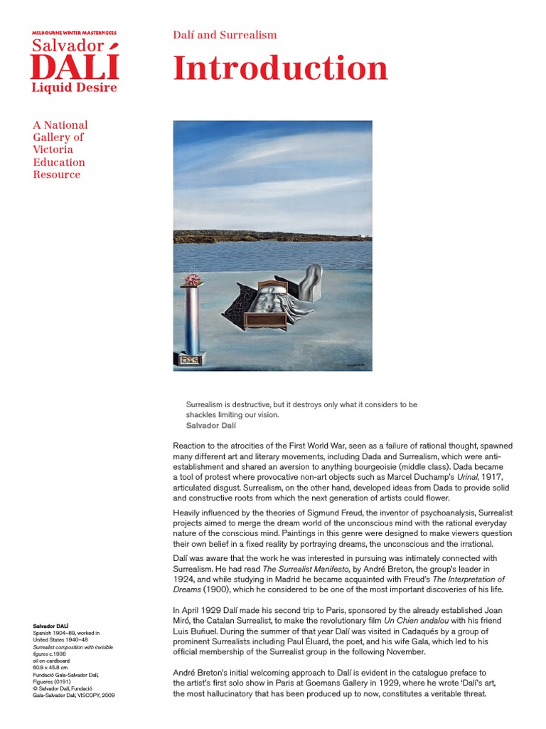 Dali and Surrealism. Introduction | Download Free PDF | Salvador Dalí ...
