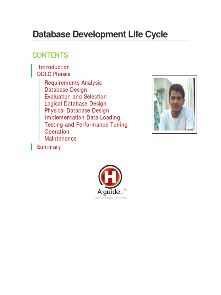 Database Development Life Cycle | PDF | Databases | Conceptual Model