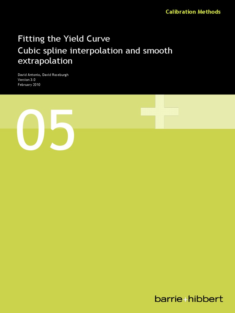 Fitting The Yield Curve and Cubic Spline Interpolation | PDF | Interpolation | Yield Curve