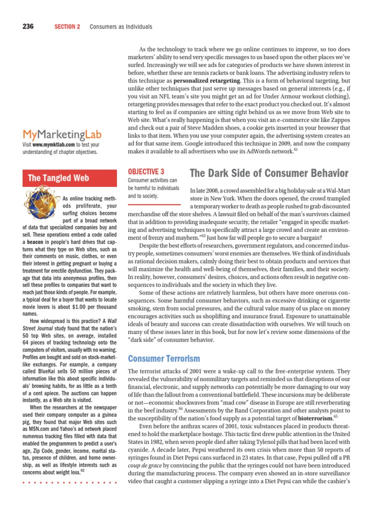 Darkside of Consumer Behaviour Textbook CH 6 Self | PDF | Gambling ...