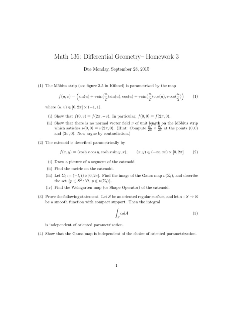 Harvard's Math 136 Homework | PDF | Teaching Methods & Materials