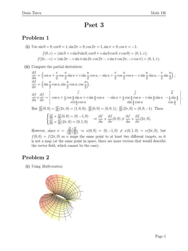 Harvard's Math 136 homework solutions | Radius | Trigonometric Functions