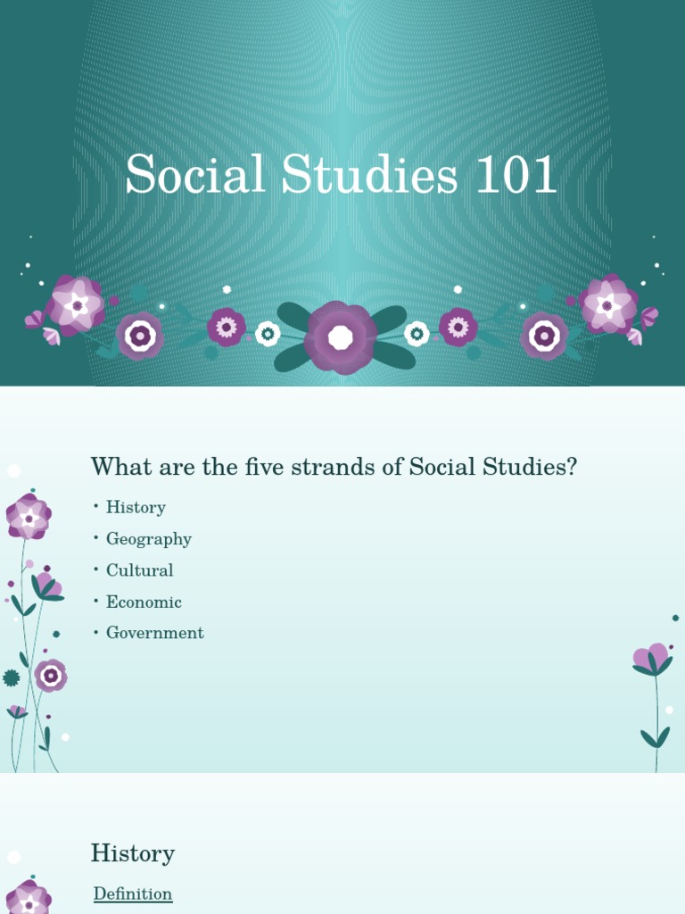 Five Strands of Social Studies | PDF