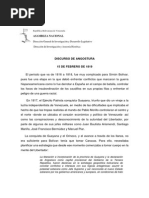 Discurso de Angostura de Bolívar | PDF | República | Democracia