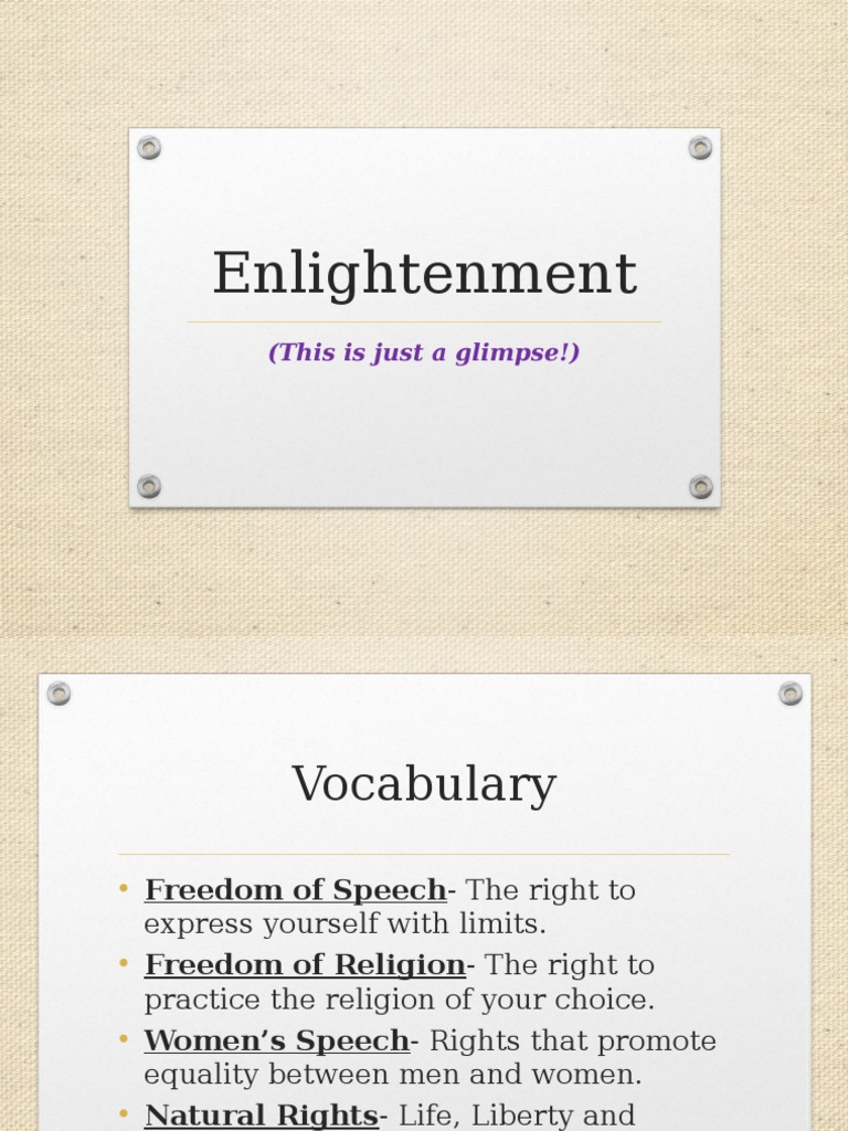 Enlightenment Thinkers and Individual Rights | PDF | Age Of ...