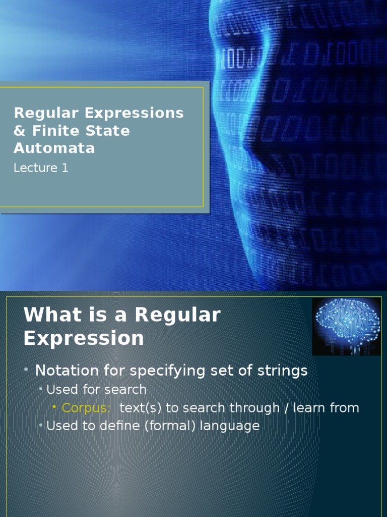 Regular Expressions For NLP | PDF | Regular Expression | Areas Of Computer Science