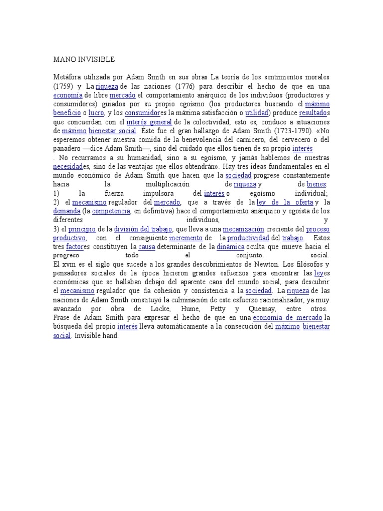 Mano Invisible | PDF