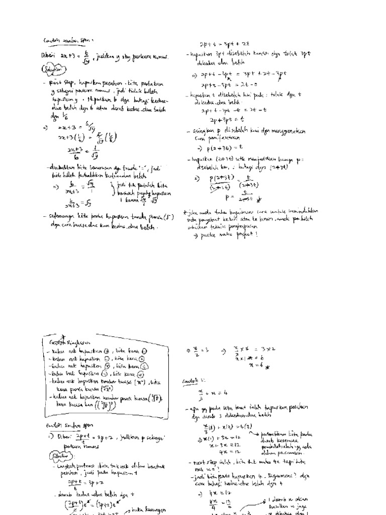 Rumus Algebra | PDF | Teaching Mathematics | Science Education