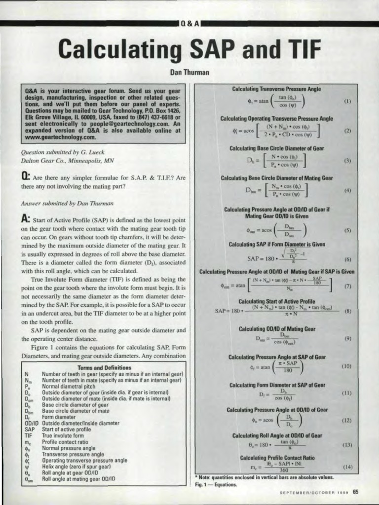 Gear Teeth True Involute Form | PDF | Gear | Kinematics