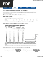 BS8666 Rebar Bends and Shapes | PDF