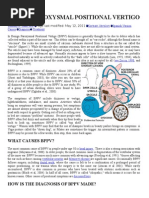 Motion Sensitivity Test | PDF | Vertigo | Clinical Medicine